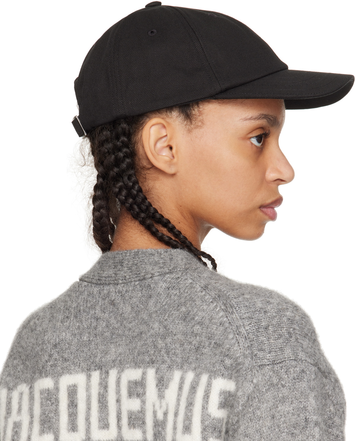 JACQUEMUS Black 'The Jacquemus' Cap Jacquemus