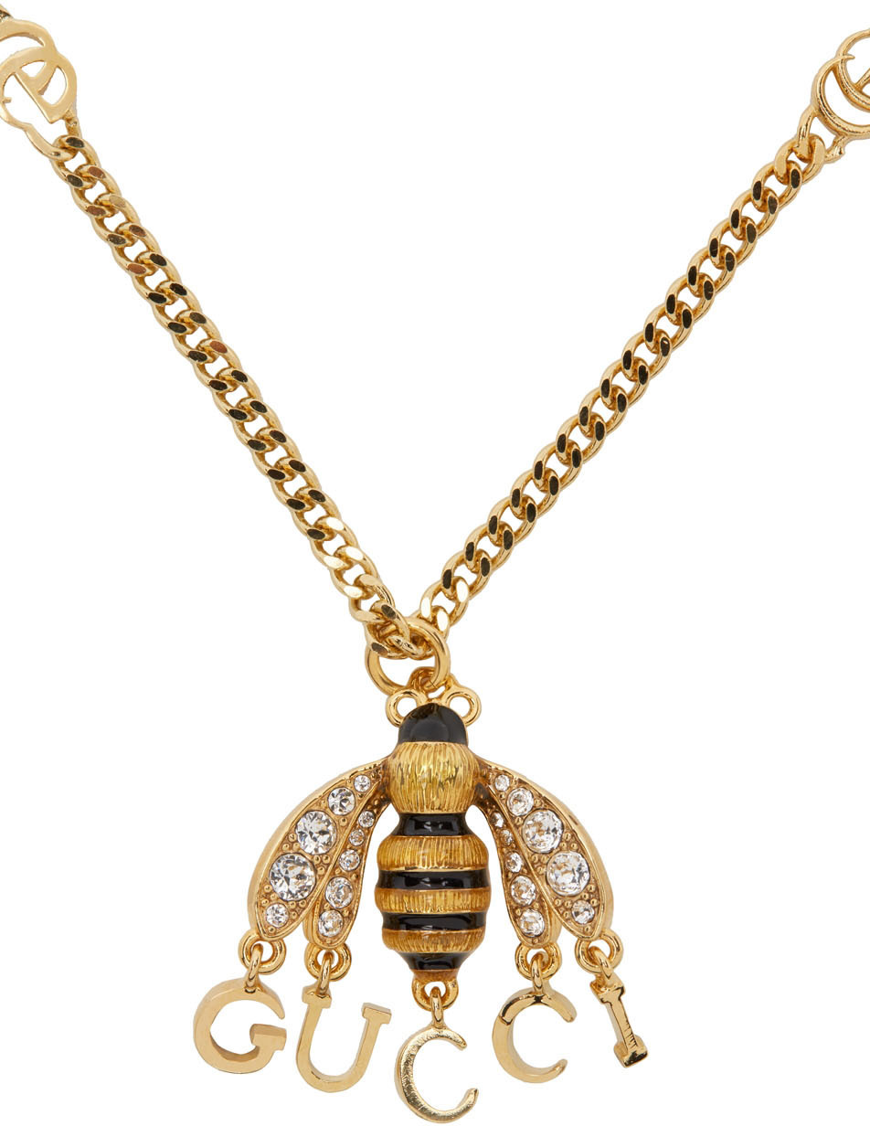 Gucci Gold Bee Motif Necklace Gucci