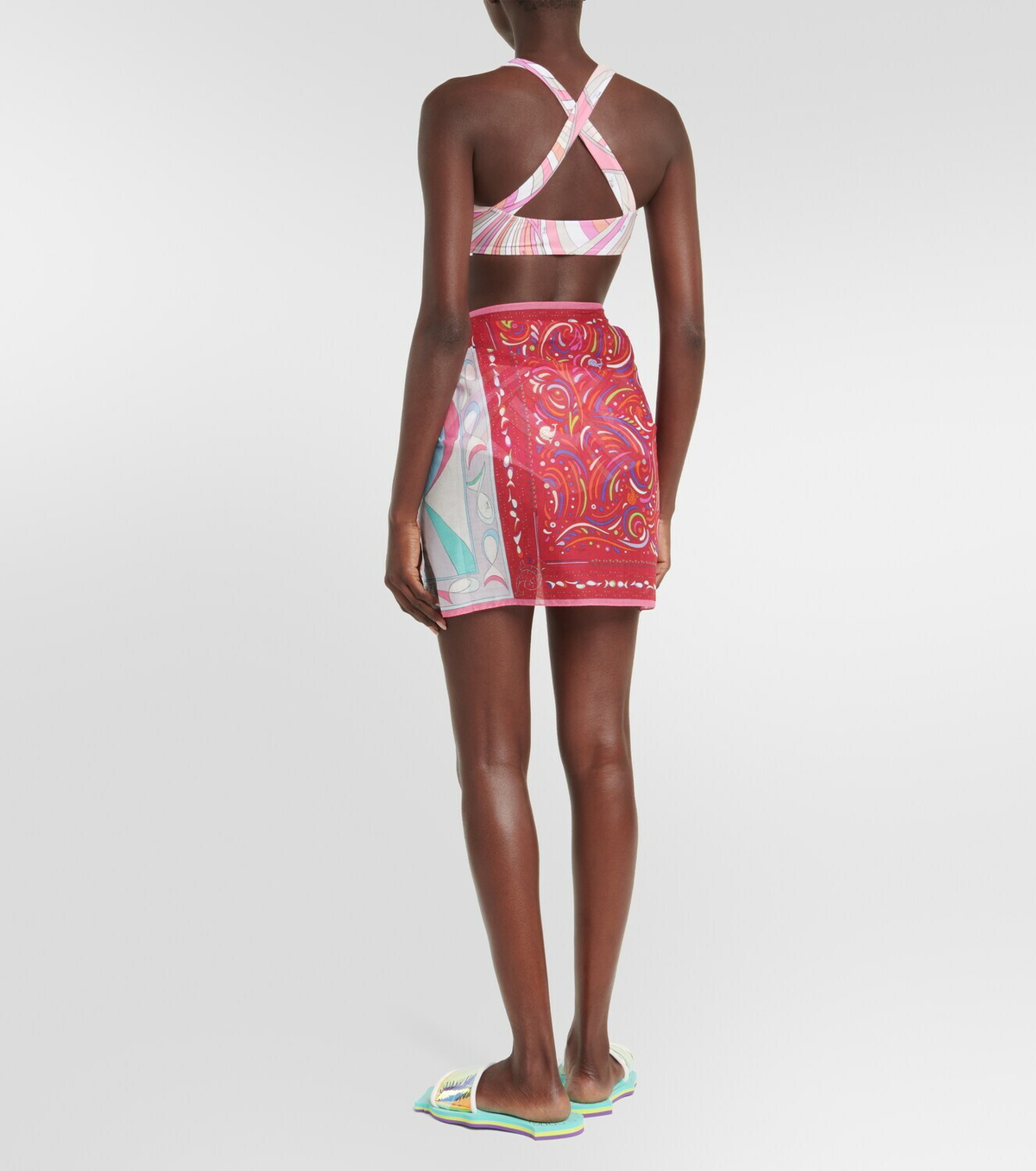 Pucci Printed cotton beach cover-up Emilio Pucci