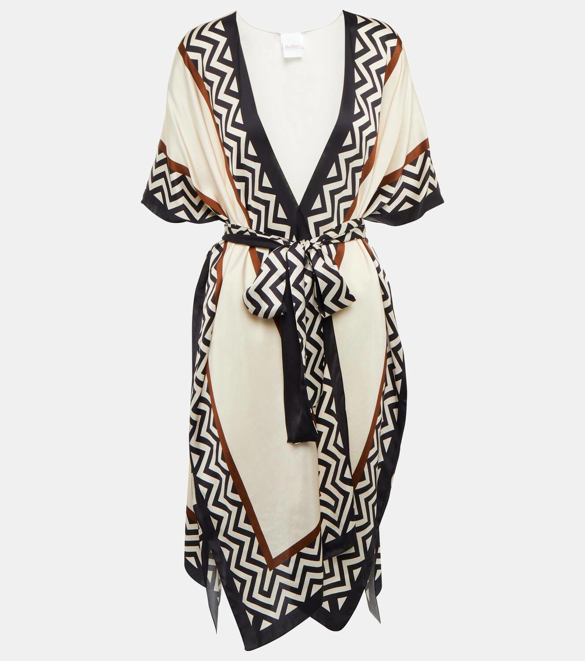 Max Mara Estremo printed satin robe Max Mara