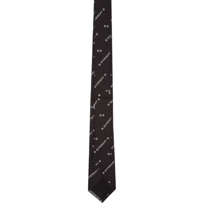 Givenchy Black and White 4G Tie Givenchy