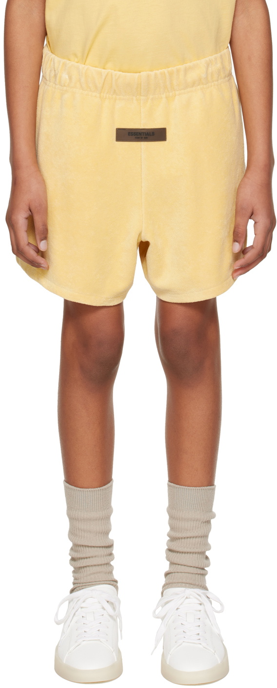 Essentials Kids Yellow Patch Shorts Essentials