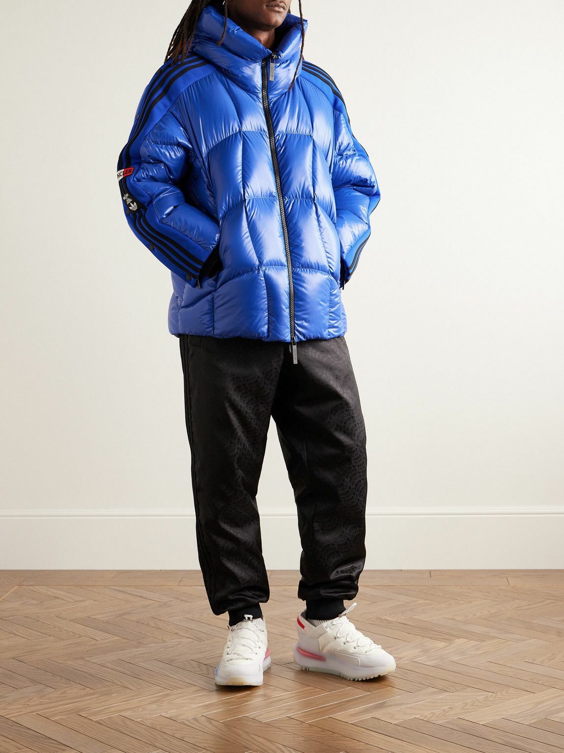 Moncler Genius - adidas Originals Beiser Tech Jersey-Trimmed Quilted ...