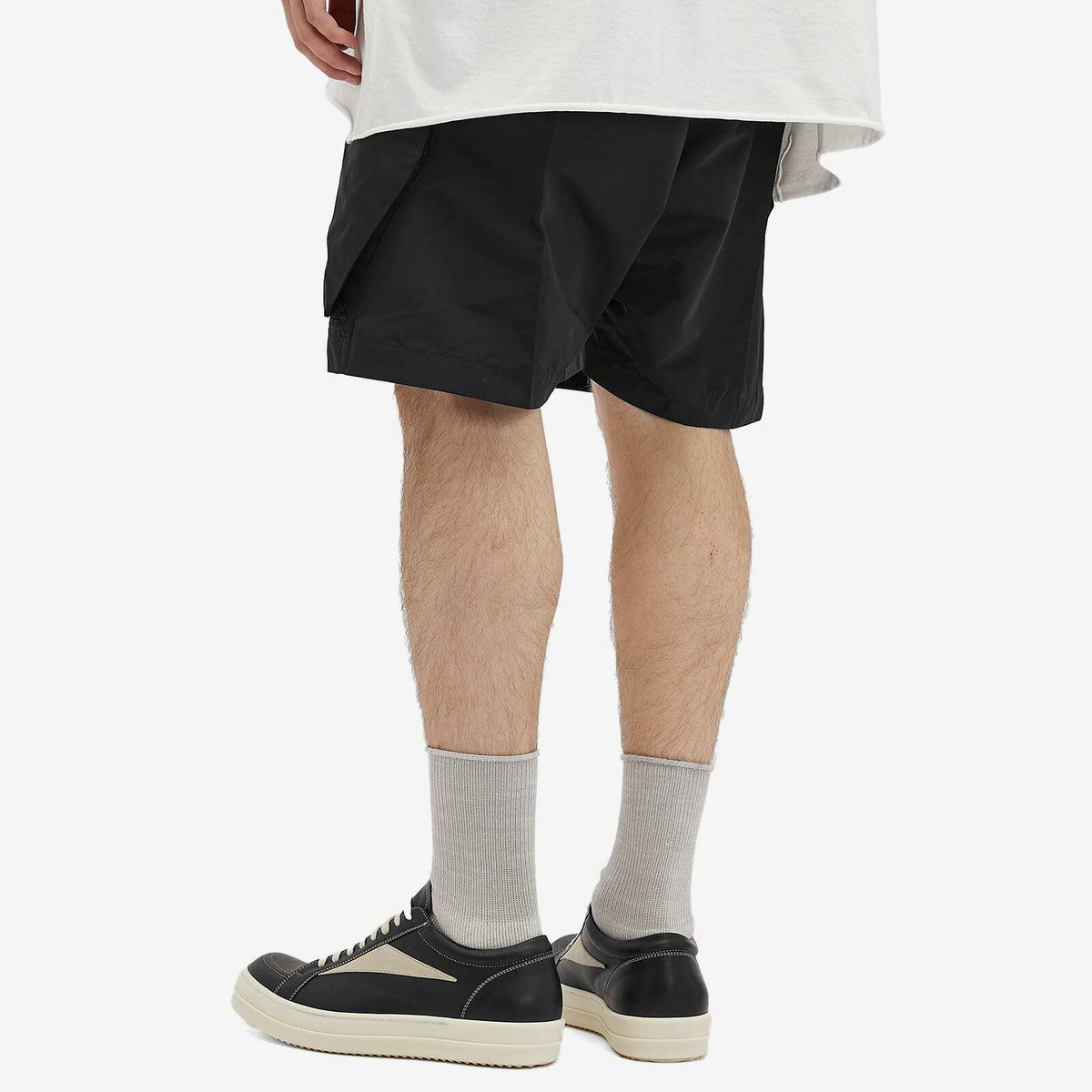 Rick Owens Men's Cargobela Tech Shorts in Black Rick Owens