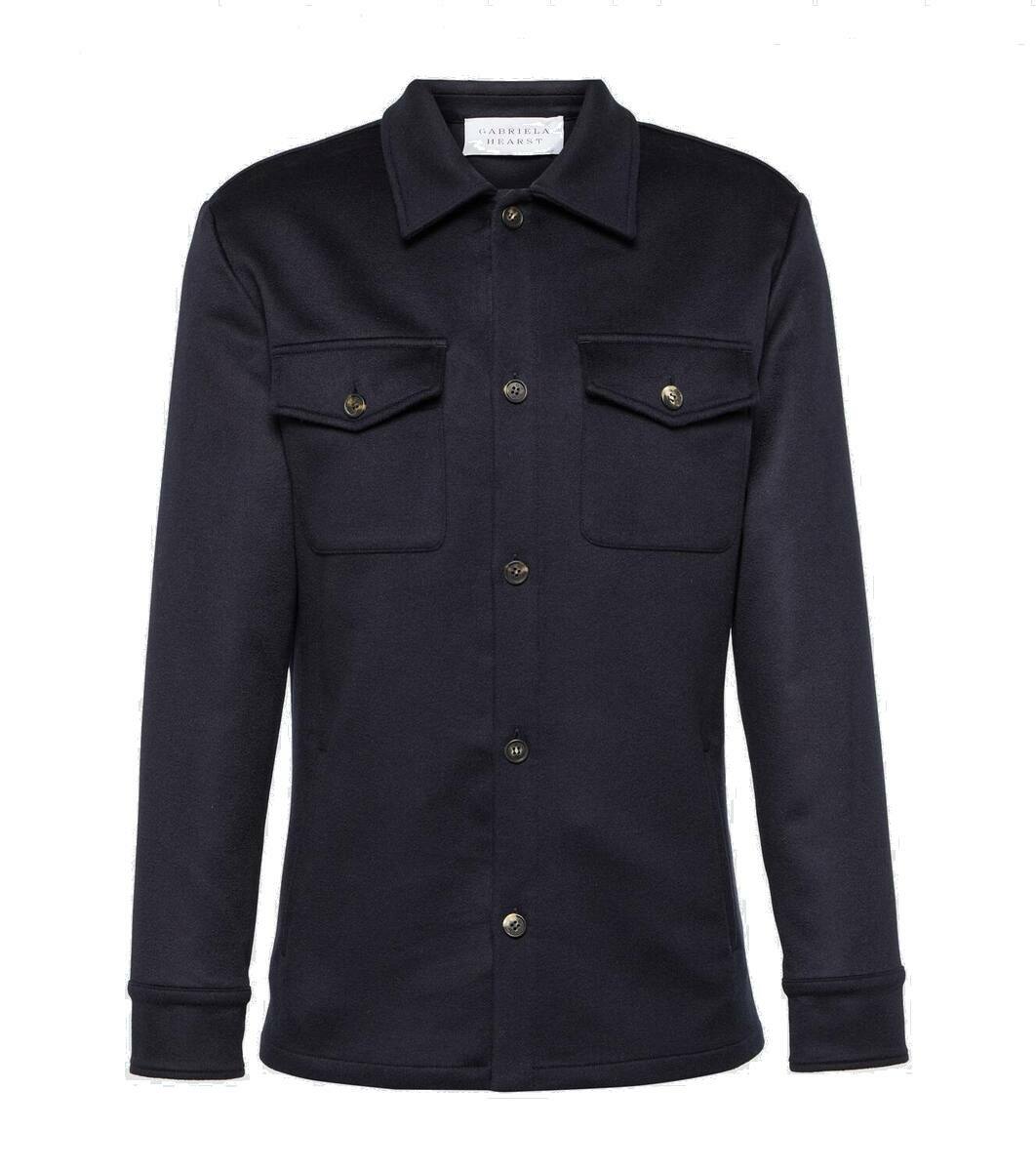 Gabriela Hearst Coner wool and cashmere overshirt Gabriela Hearst