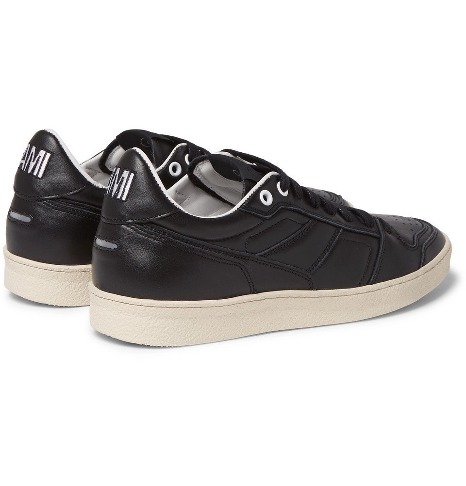 AMI - Leather Sneakers - Men - Black AMI