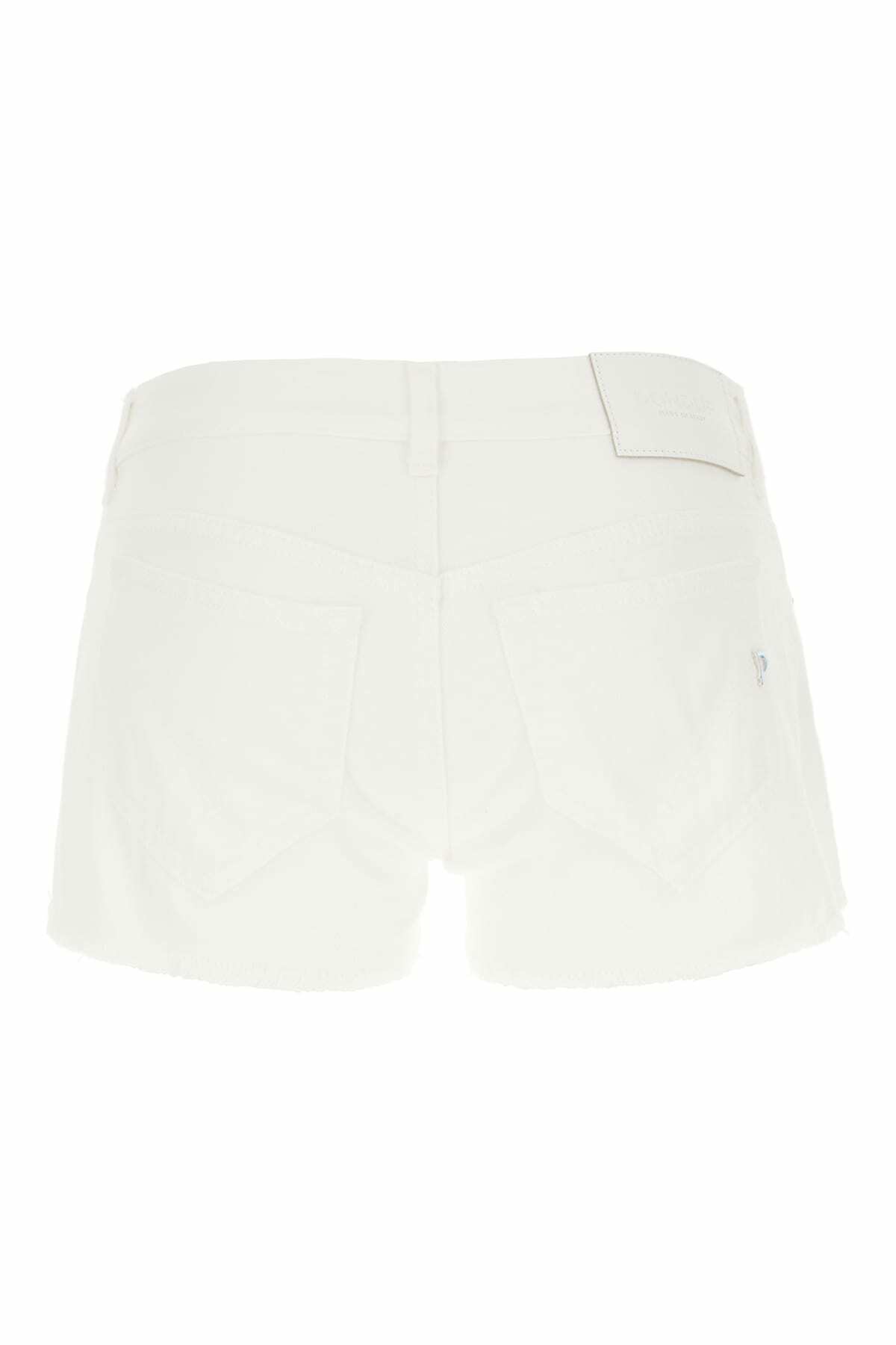 Dondup White Denim Shorts Dondup