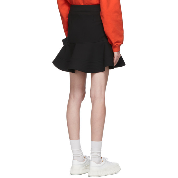 Victoria Victoria Beckham Black Peplum Hem Miniskirt Victoria Victoria ...