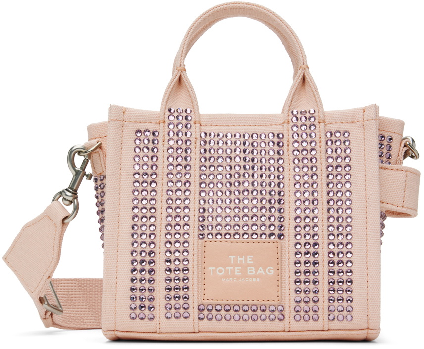 Marc Jacobs Pink 'The Crystal Canvas Crossbody' Tote Marc Jacobs