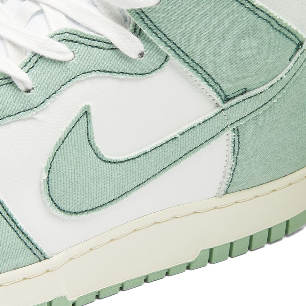 Nike W Dunk Hi-Top 1985 Sneakers in Enamel Green/Summit White Nike