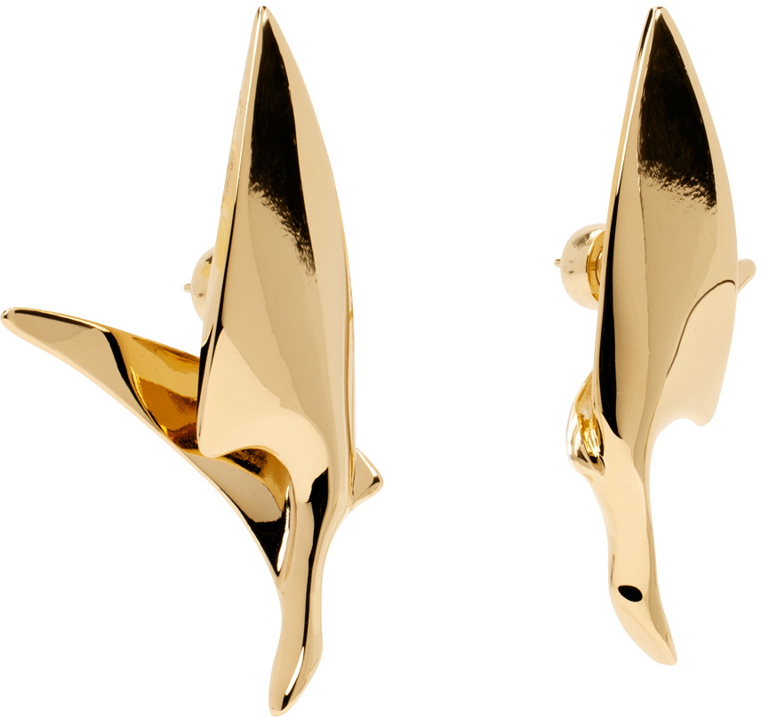 Givenchy Gold Bird Earrings Givenchy