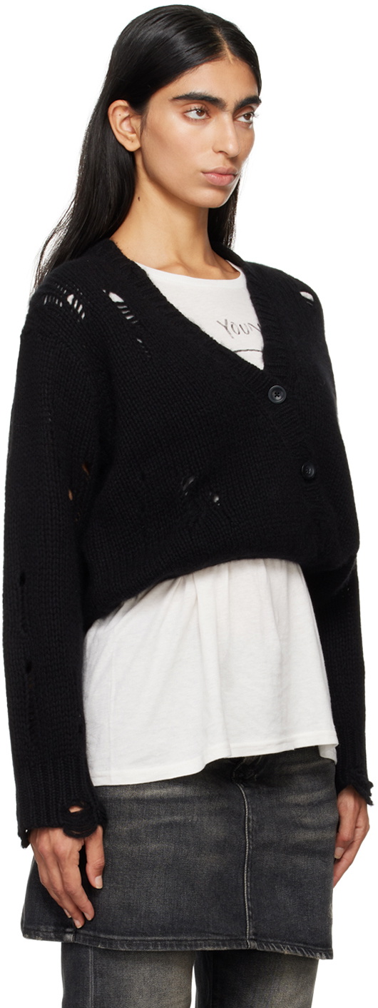 R13 Black Crossover Cardigan R13