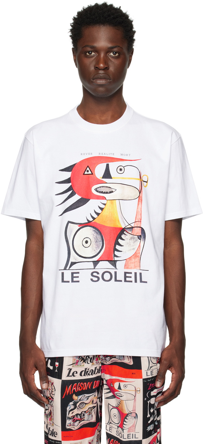 Endless Joy White 'Le Soliel' T-Shirt Endless Joy