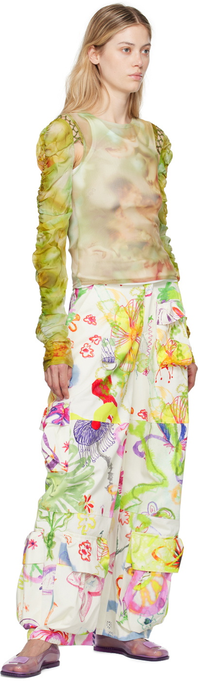 Collina Strada Green Cardio Delilah Blouse Collina Strada