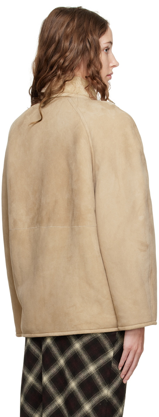Isabel Marant Etoile Tan Abenila Shearling Jacket Isabel Marant Etoile