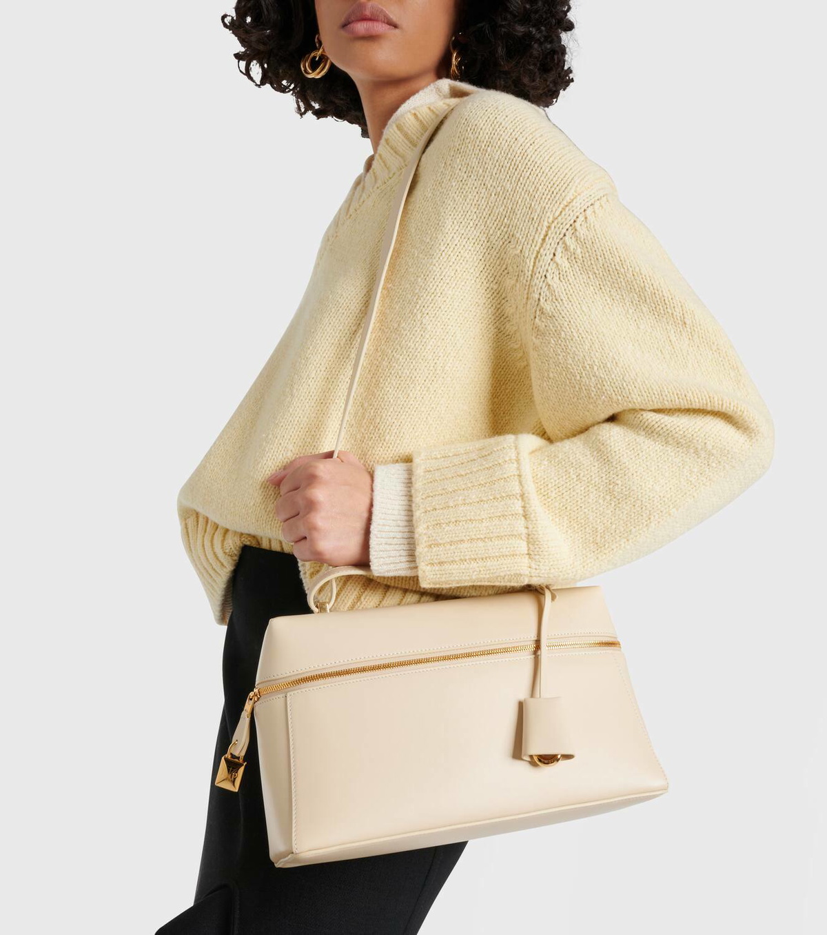 Loro Piana Extra Pocket leather shoulder bag Loro Piana