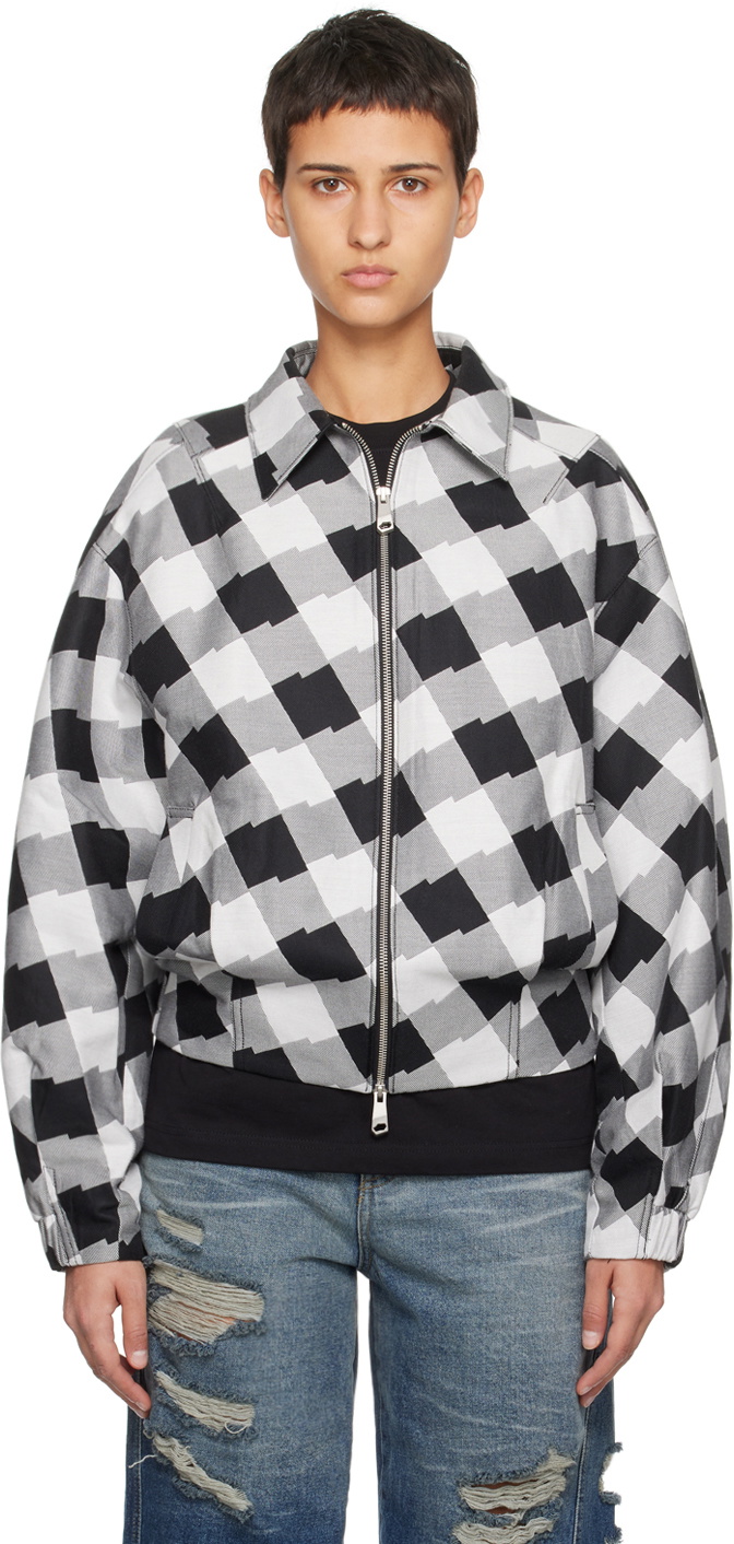 ADER error White Check Jacket ADER error