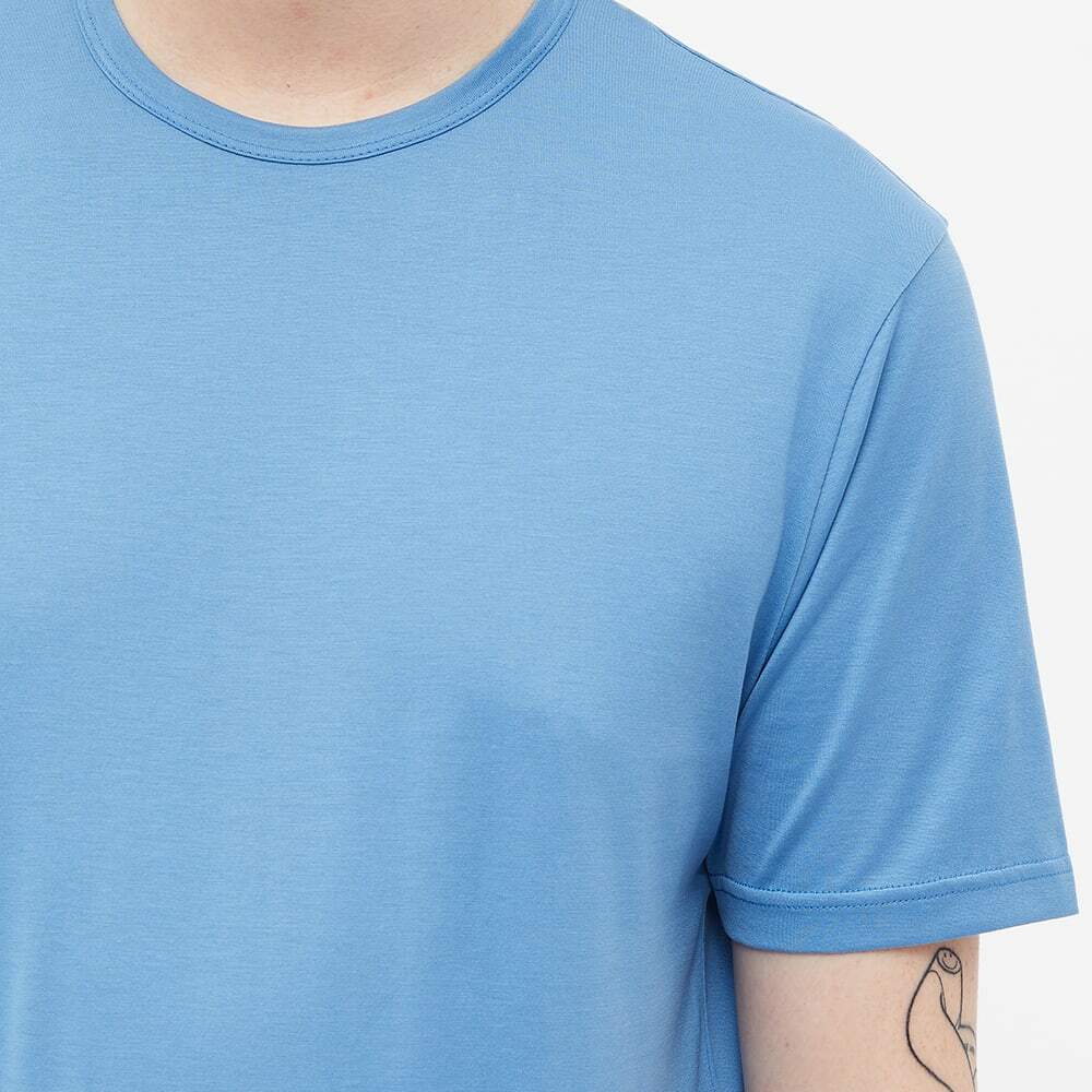 Sunspel Men's Classic Crew Neck T-Shirt in Blue Mist Sunspel