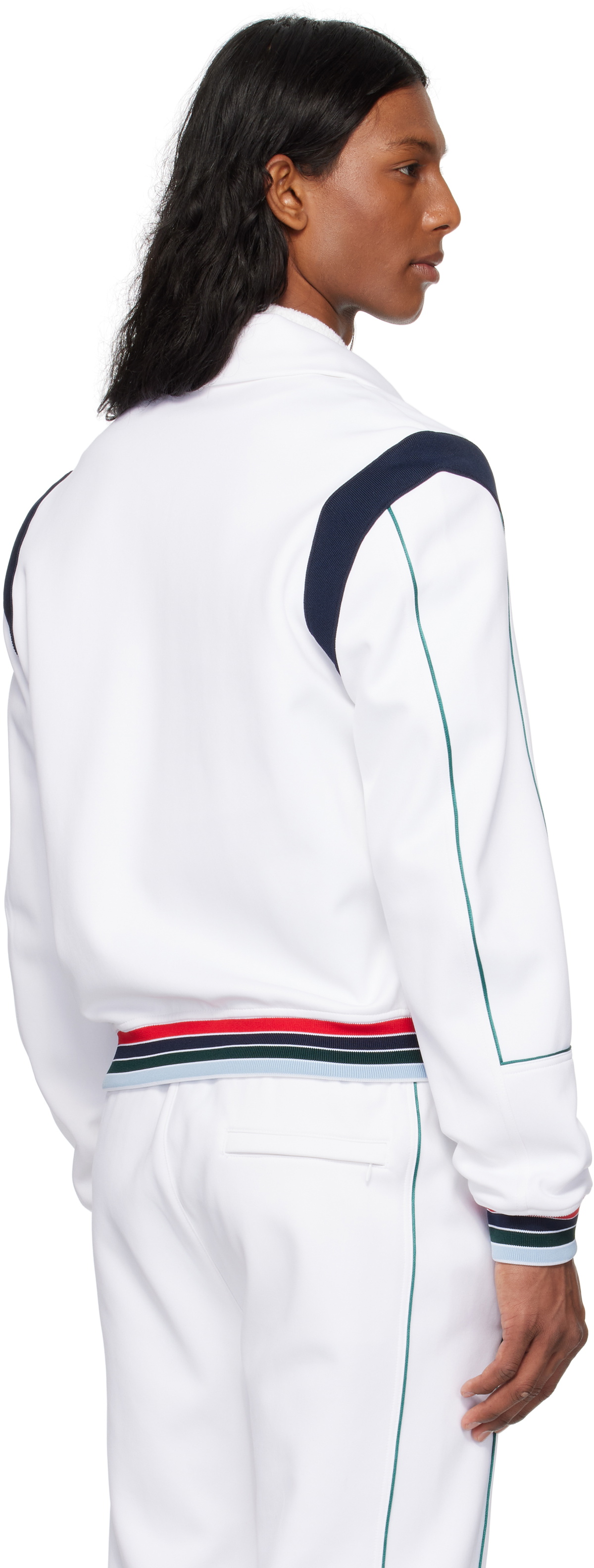 Casablanca White 'Casa Way' Sports Jacket Casablanca