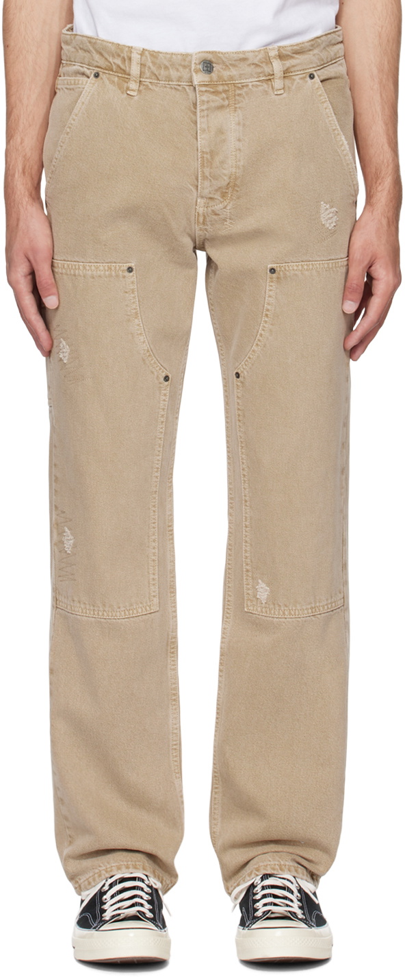 Ksubi Beige Operator Jeans Ksubi