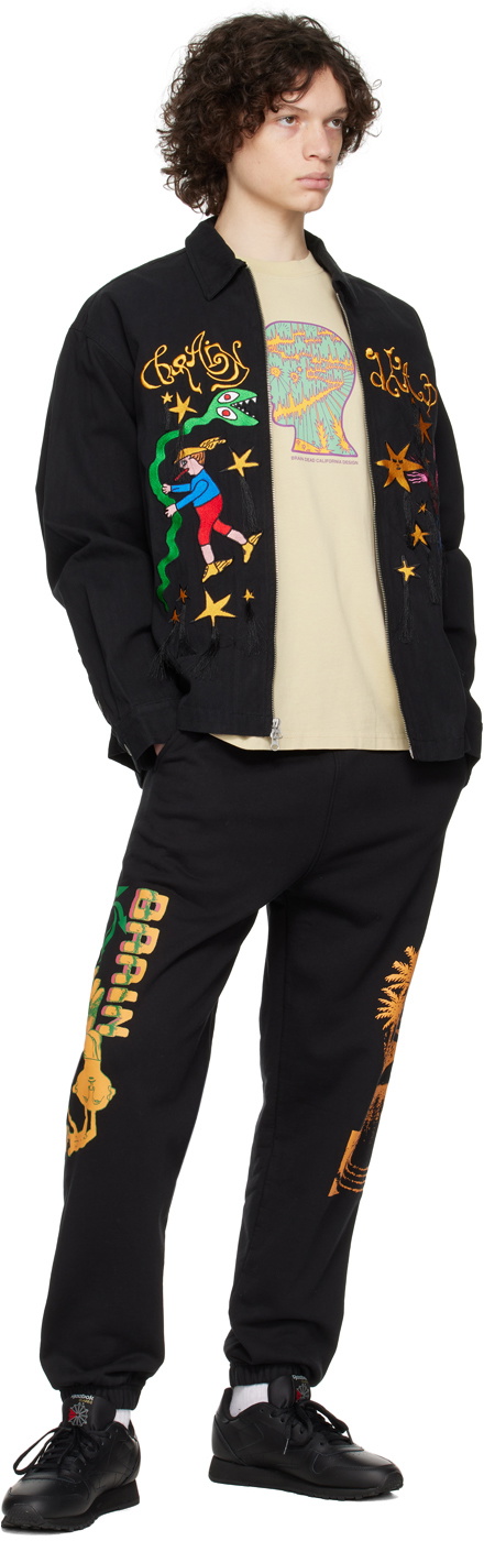 Brain Dead Black Starwalker Jacket Brain Dead