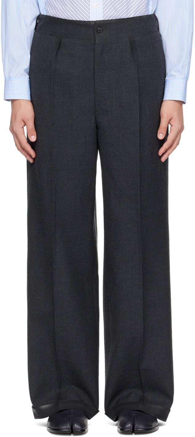 Maison Margiela Gray Heavy Trousers Maison Margiela