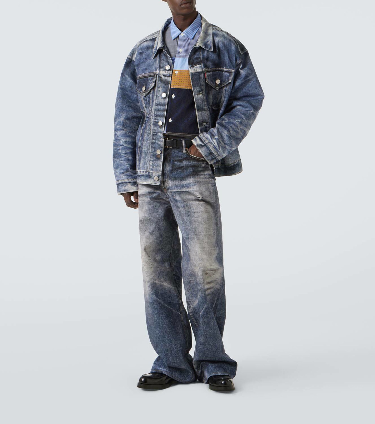 Junya Watanabe Patchwork cotton shirt Junya Watanabe