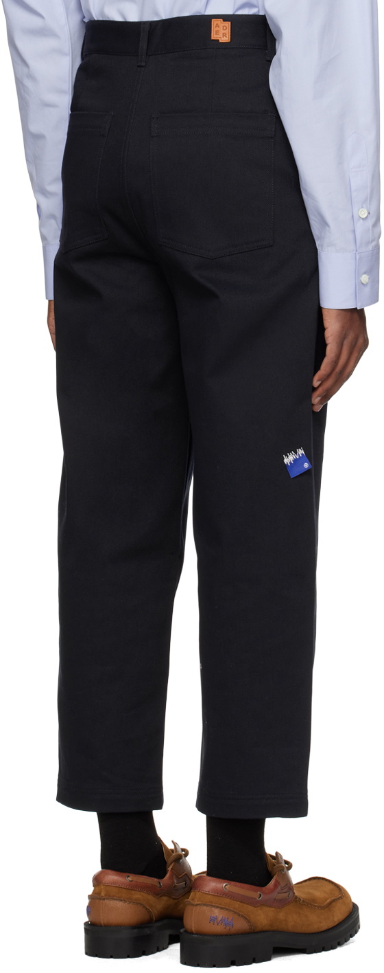 ADER error Navy Zip-Fly Trousers ADER error