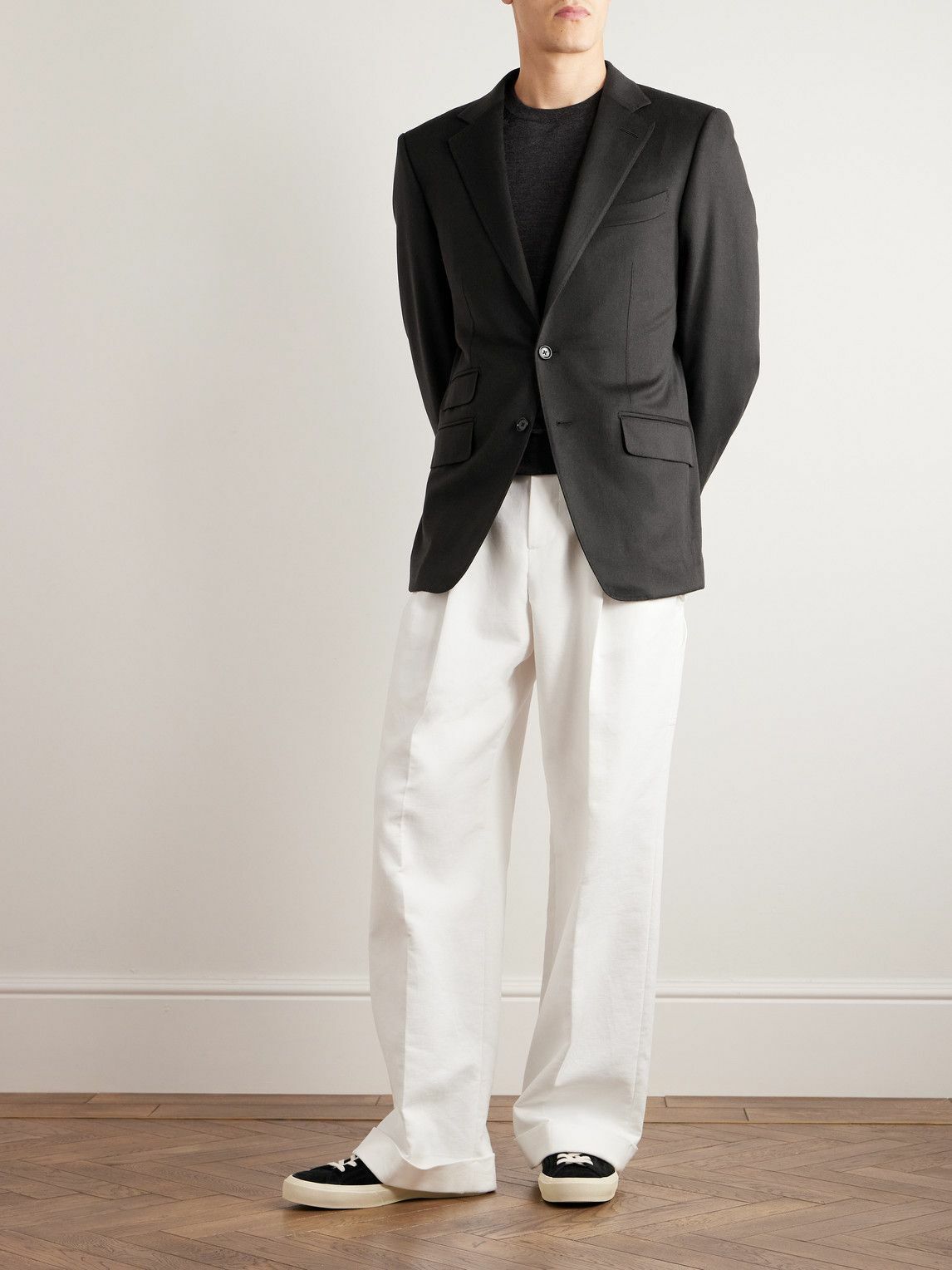 TOM FORD - O'Connor Brushed-Cashmere Blazer - Brown TOM FORD