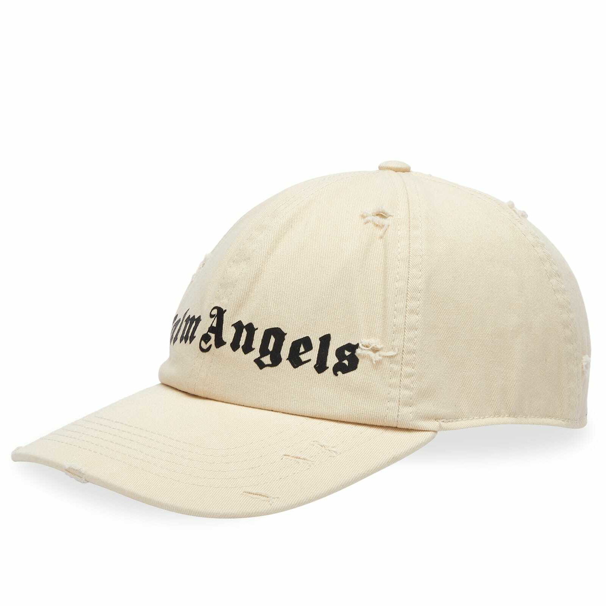 Palm Angels Men's Monogram Cap in Black Palm Angels