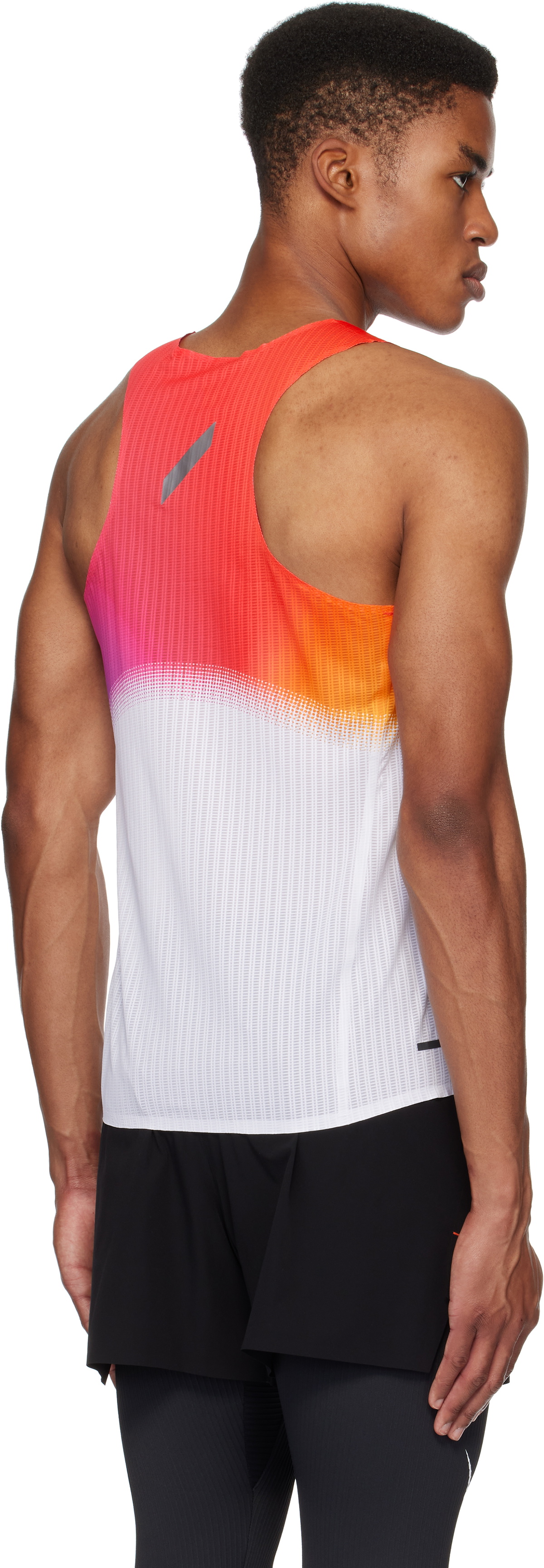 Soar Running Red & White Race Tank Top Soar Running