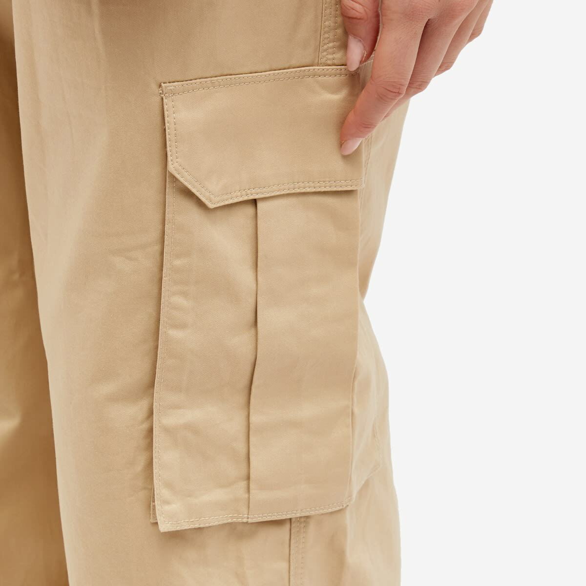 Stine Goya Women's Fatuna Heavy Poplin Cargo Trousers in Banana Crepe ...