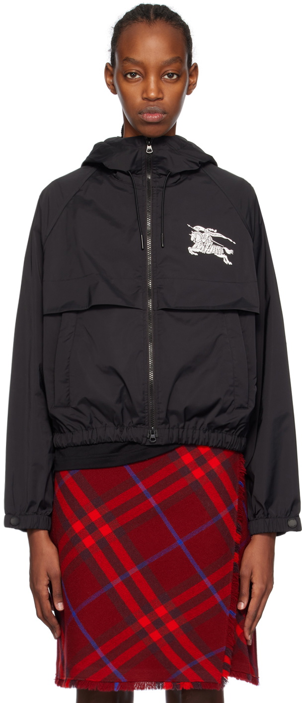 Burberry Black Storm Flap Jacket Burberry