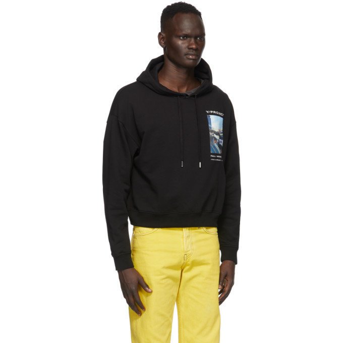 Y/Project Black Printed Show Hoodie Y/Project