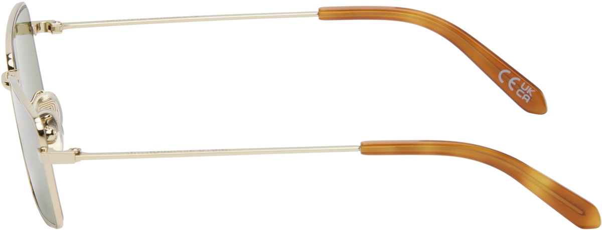 RETROSUPERFUTURE Gold Chopper Sunglasses RETROSUPERFUTURE