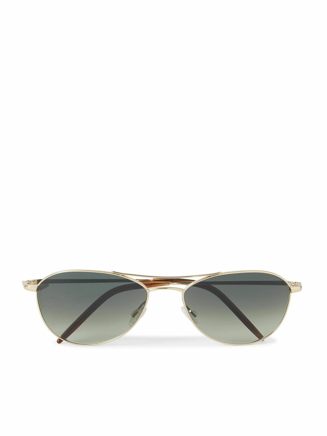 Oliver Peoples - Aero II Aviator-Style Gold-Tone Sunglasses Oliver Peoples