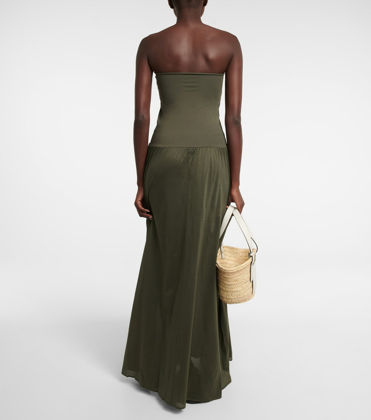 Eres - Ankara bandeau cotton maxi dress ERES