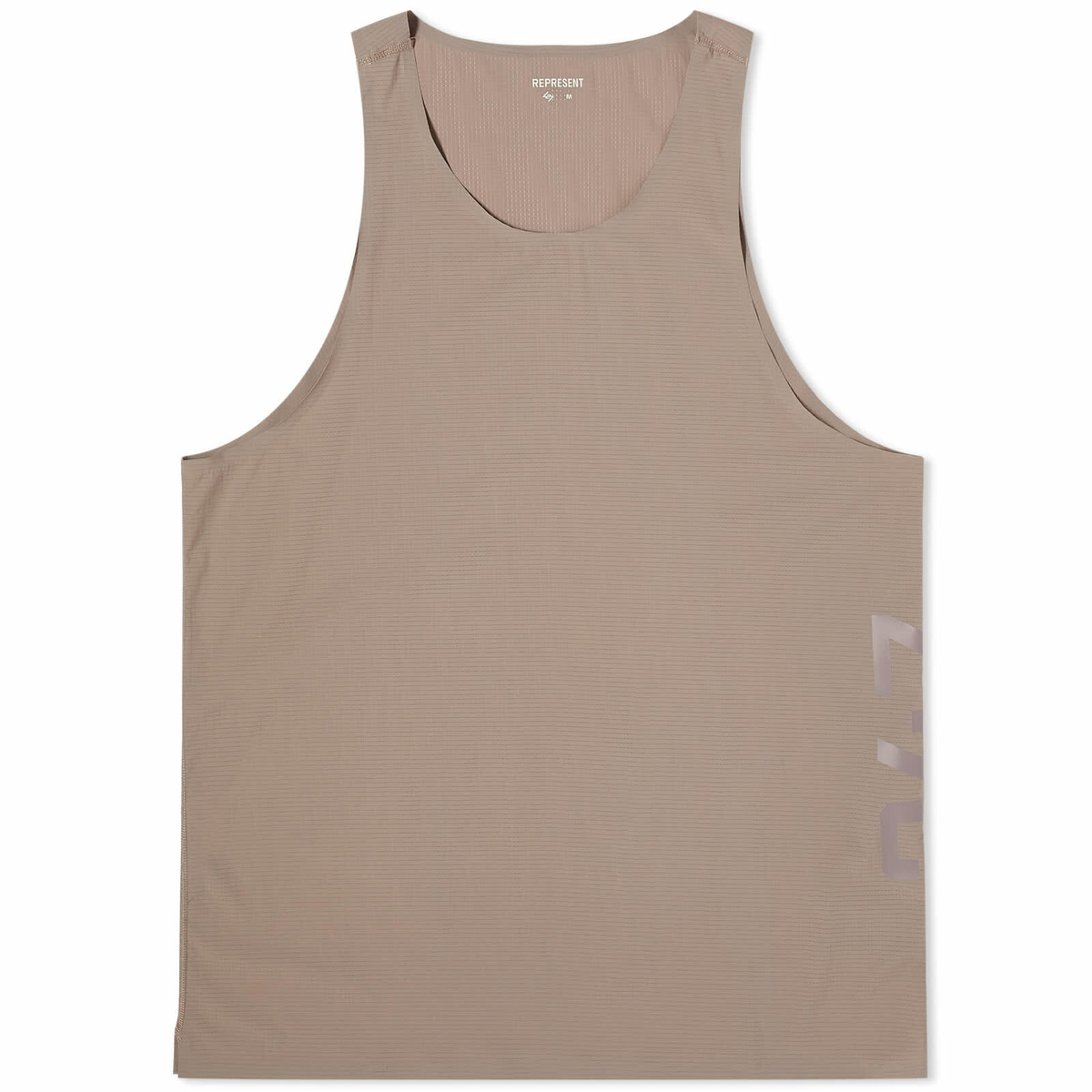 Represent Men's 247 Singlet in Cinder Represent