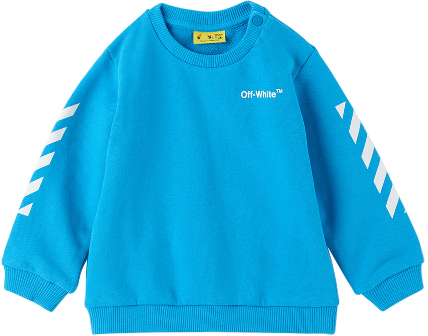 Off-White Baby Blue Printed Sweatsuit Off-White