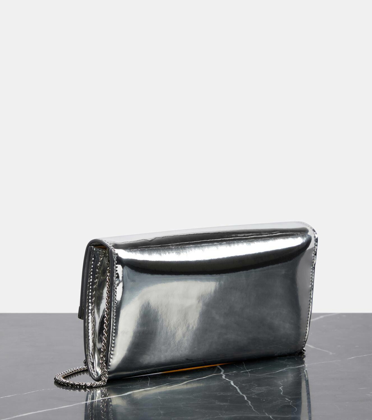 Jimmy Choo Emmie mirrored clutch Jimmy Choo