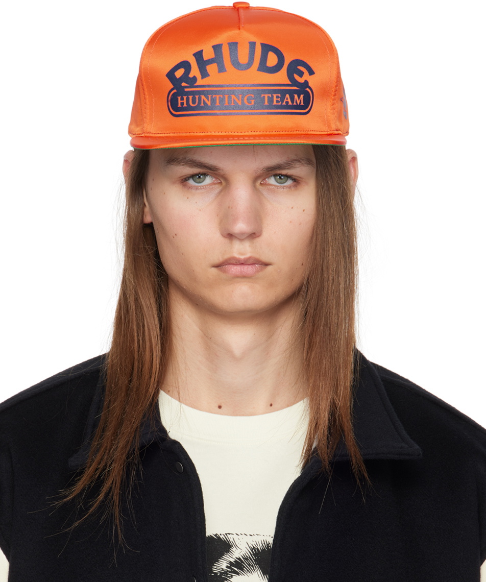 Rhude Orange Hunting Team Cap Rhude