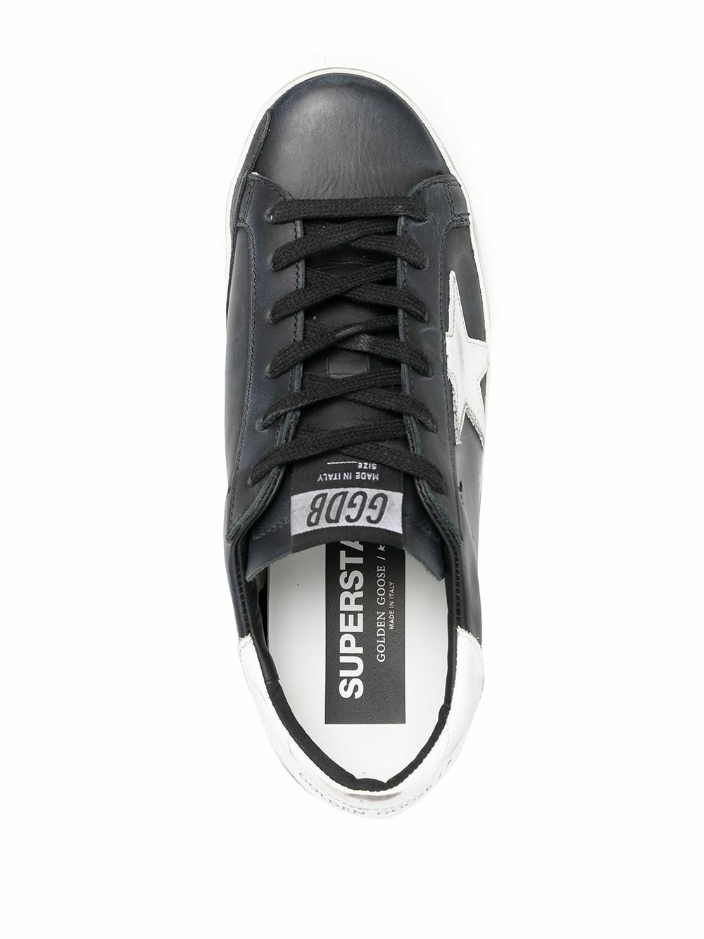 GOLDEN GOOSE - Super-star Leather Sneakers Golden Goose Deluxe Brand