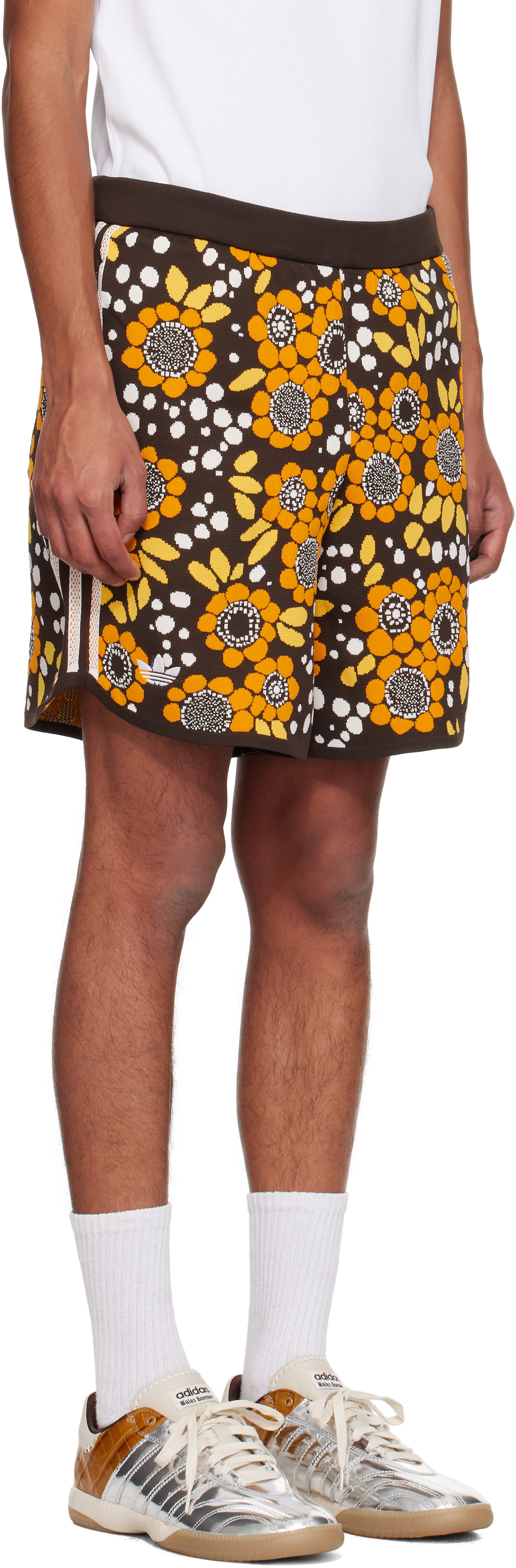 Wales Bonner Multicolor adidas Originals Edition Knit Floral Shorts ...