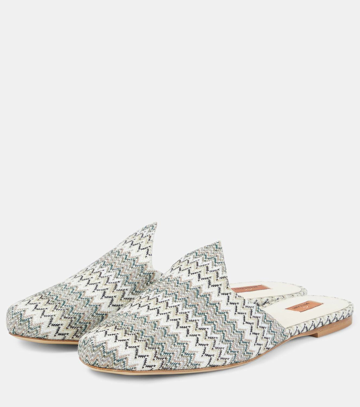 Missoni Zig Zag canvas mules Missoni