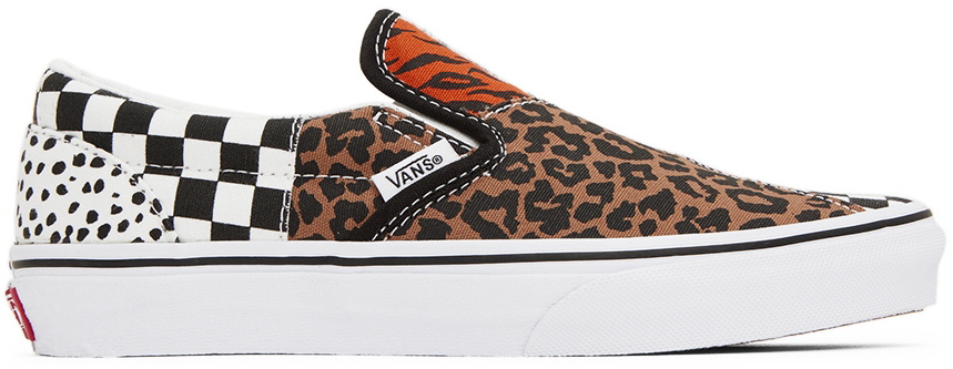 Vans Kids Multicolor Classic Slip-On Big Kids Sneakers Vans