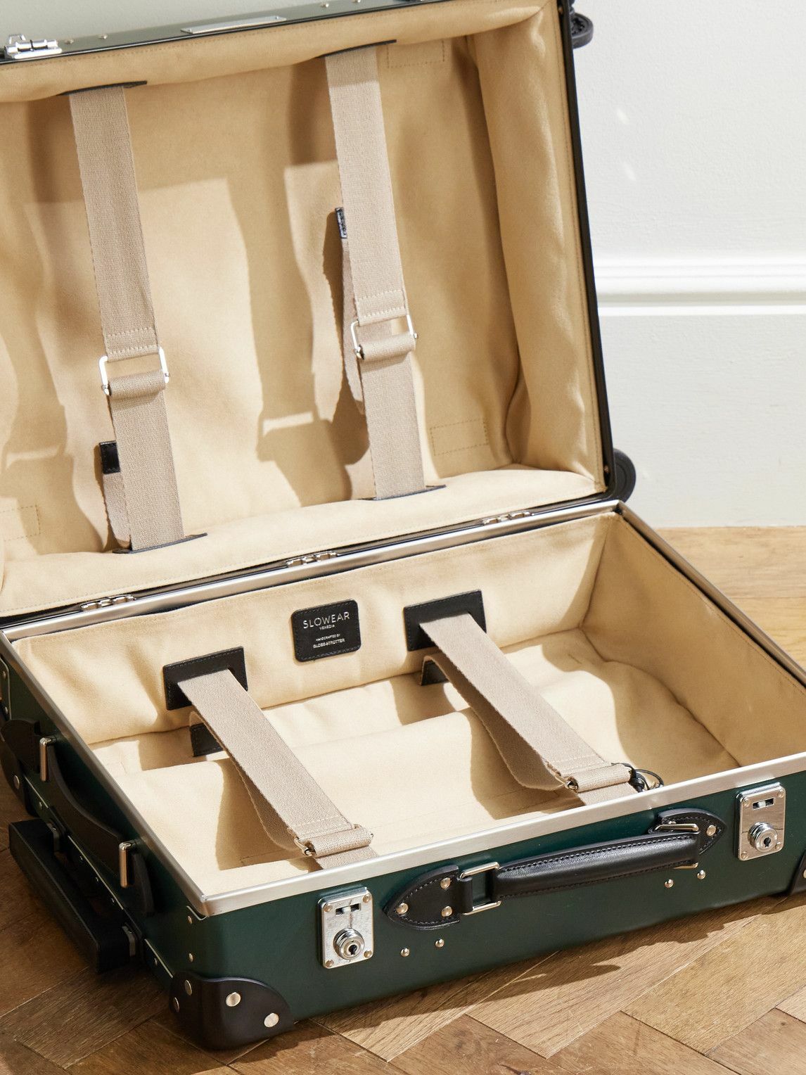 Globe-Trotter - Incotex Leather-Trimmed Vulcanised Fibreboard Check-In ...