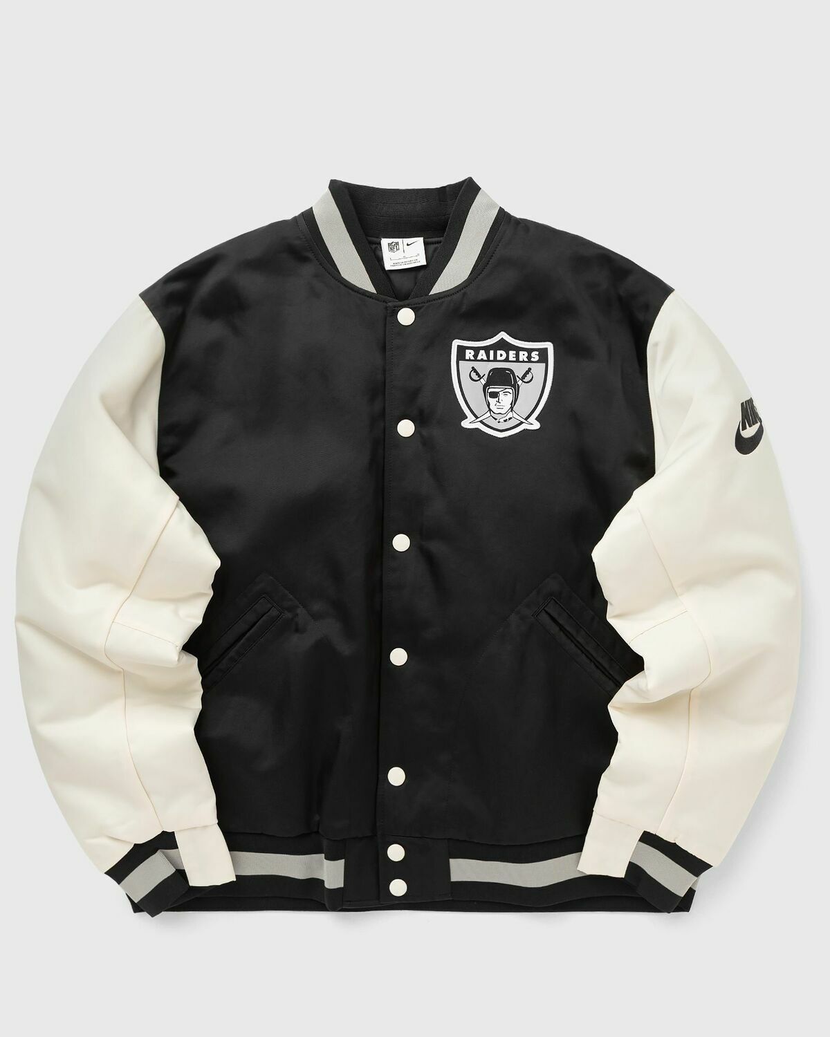 Nike Nike Rewind Legacy Bomber Jacket black/white Mens Bomber Jackets ...
