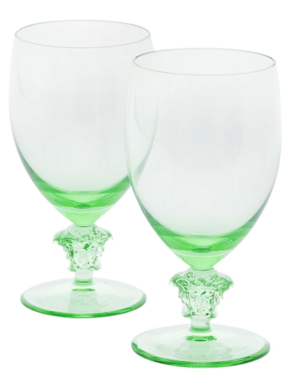 Versace Green Medusa Glass Set Versace