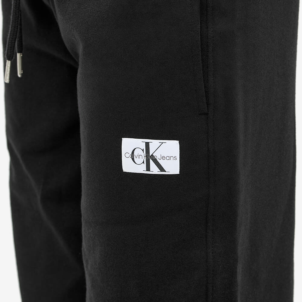 Calvin Klein Women's Wide Leg Sweat Pant in Ck Black Calvin Klein