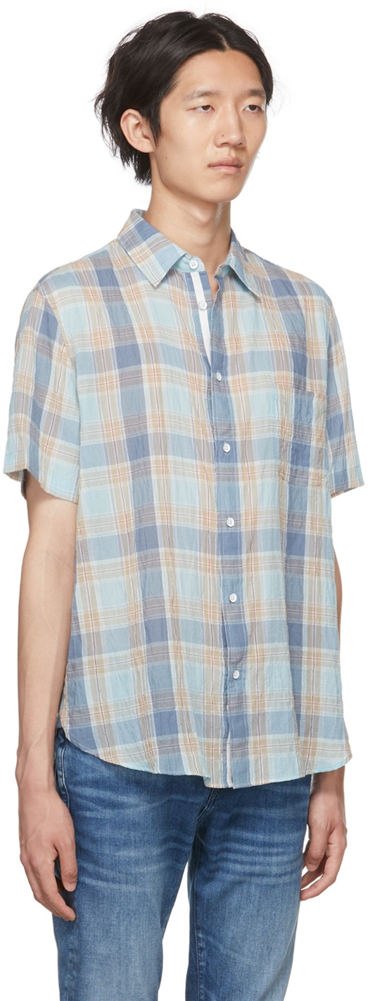 rag & bone Blue Gus Shirt Rag and Bone